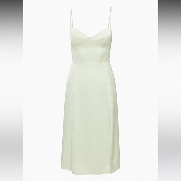 Wilfred | Dresses | Wilfred Glaze Satin Dress In The Color Rainwash ...
